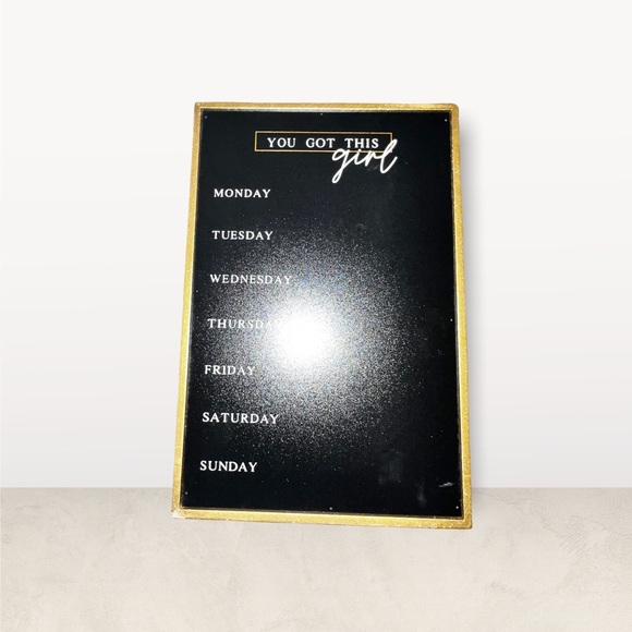 Accents | New Black And Gold To Do List Board | Poshmark